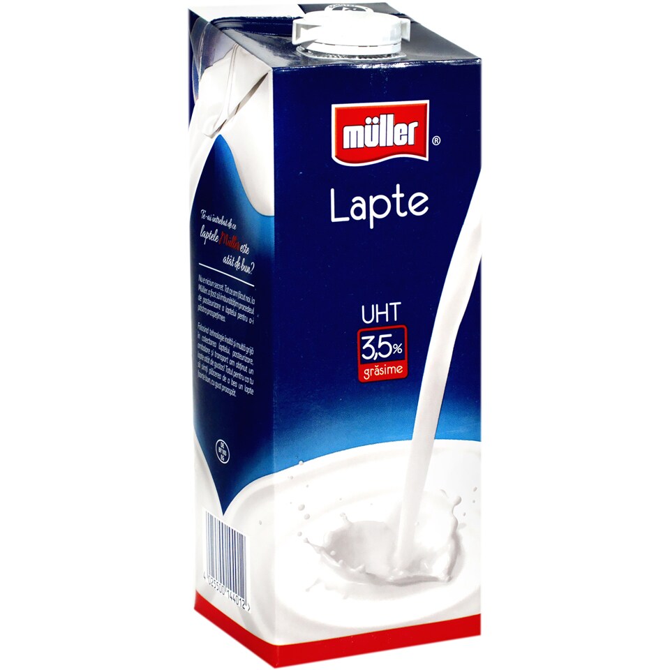 Muller | Lapte UHT 3.5% grasime 1L | Mega-image