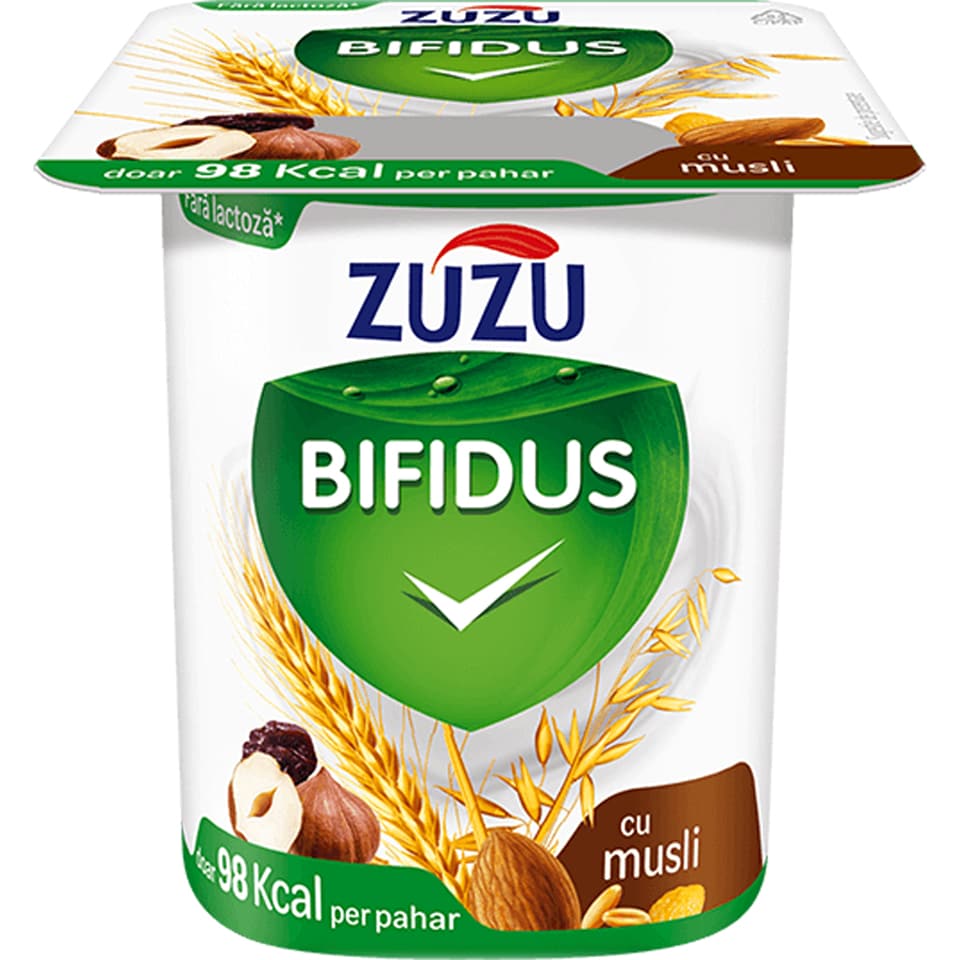 Zuzu | Bifidus | Iaurt cu musli 125g | Mega-image