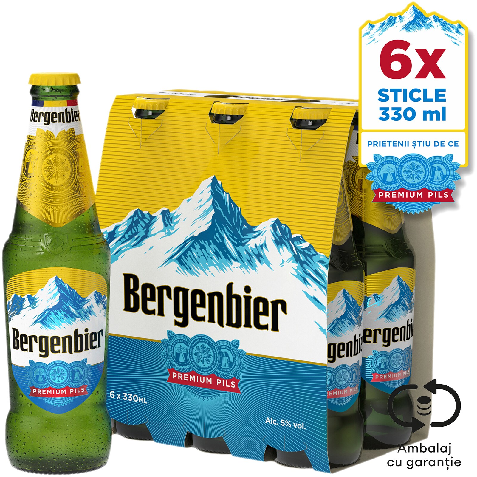 Bergenbier | Bere blonda 6x0.33L | Mega-image