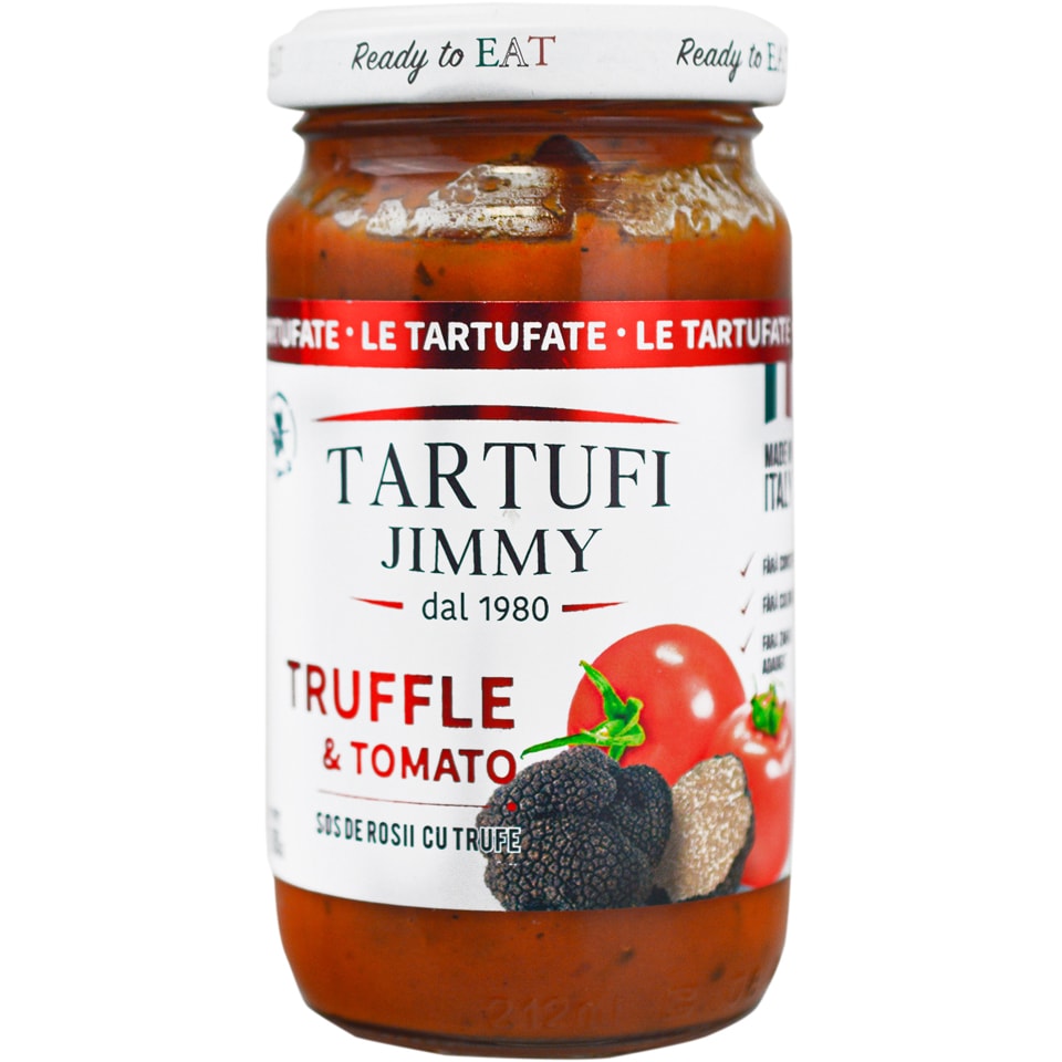 Tartufi Jimmy | Sos de rosii cu trufe 180g | Mega-image