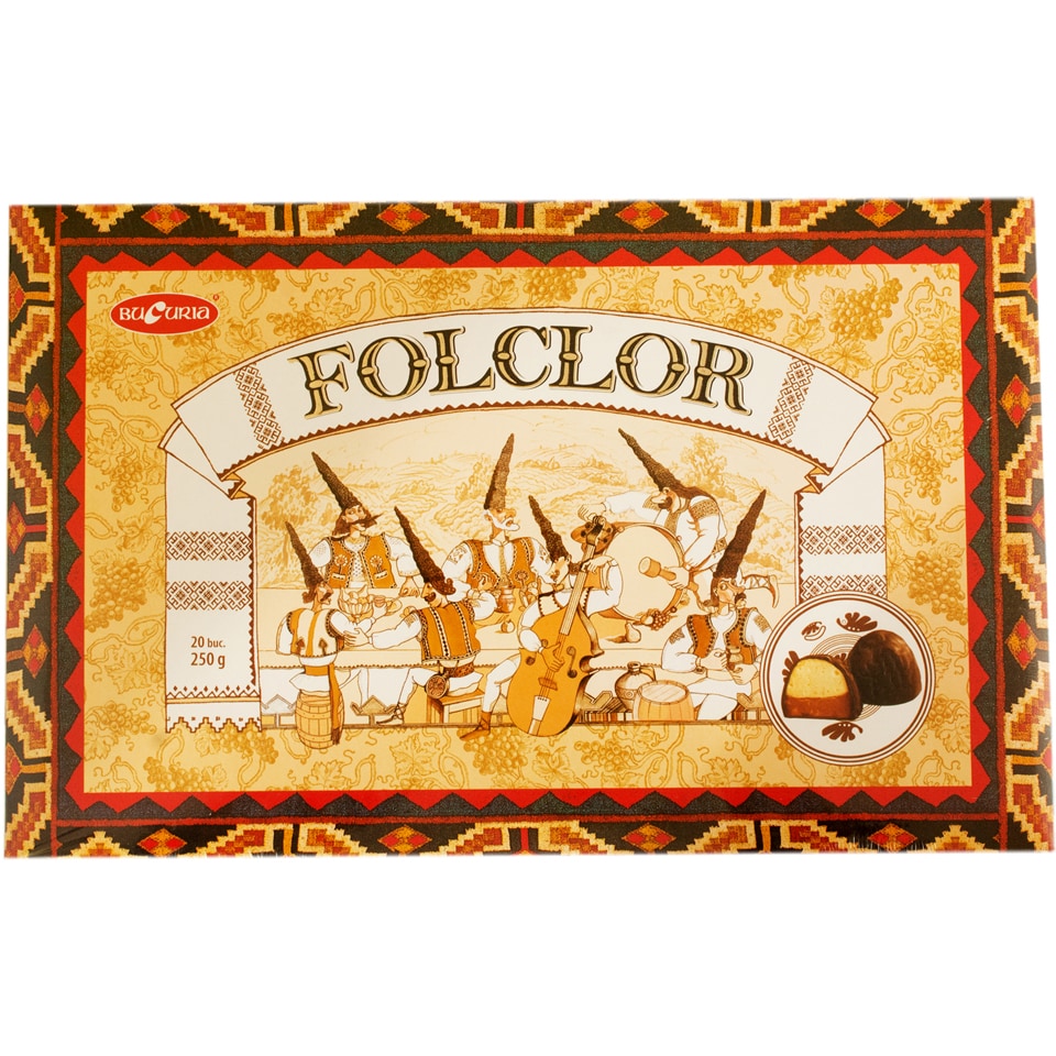 Bucuria | Bomboane umplute Folclor 250g | Mega-image