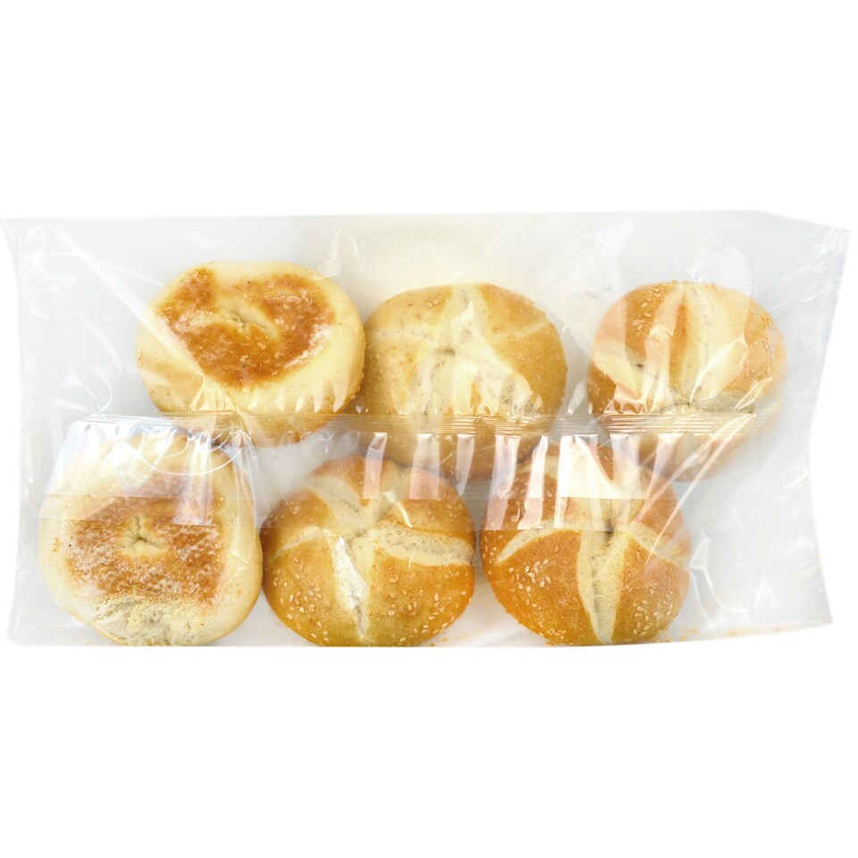 European Pastry | Chifla kaiser alba cu susan 6x54g | Mega-image