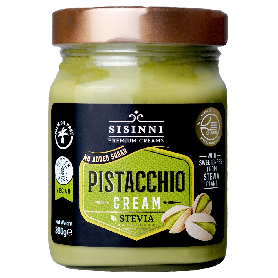 Sisinni | Crema tartinabila de fistic, fara zahar adaugat 380g | Mega-image