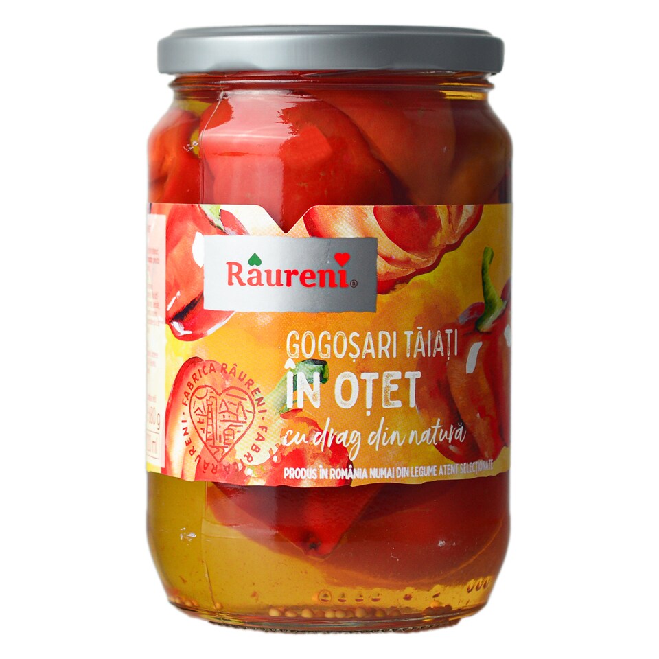 Raureni | Gogosari taiati in otet 680g | Mega-image