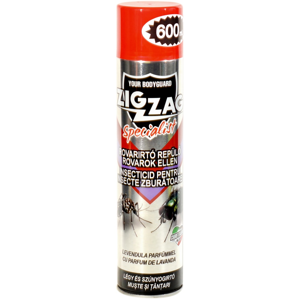 Zig Zag | Insecticid spray pentru insecte zburatoare 600ml | Mega-image