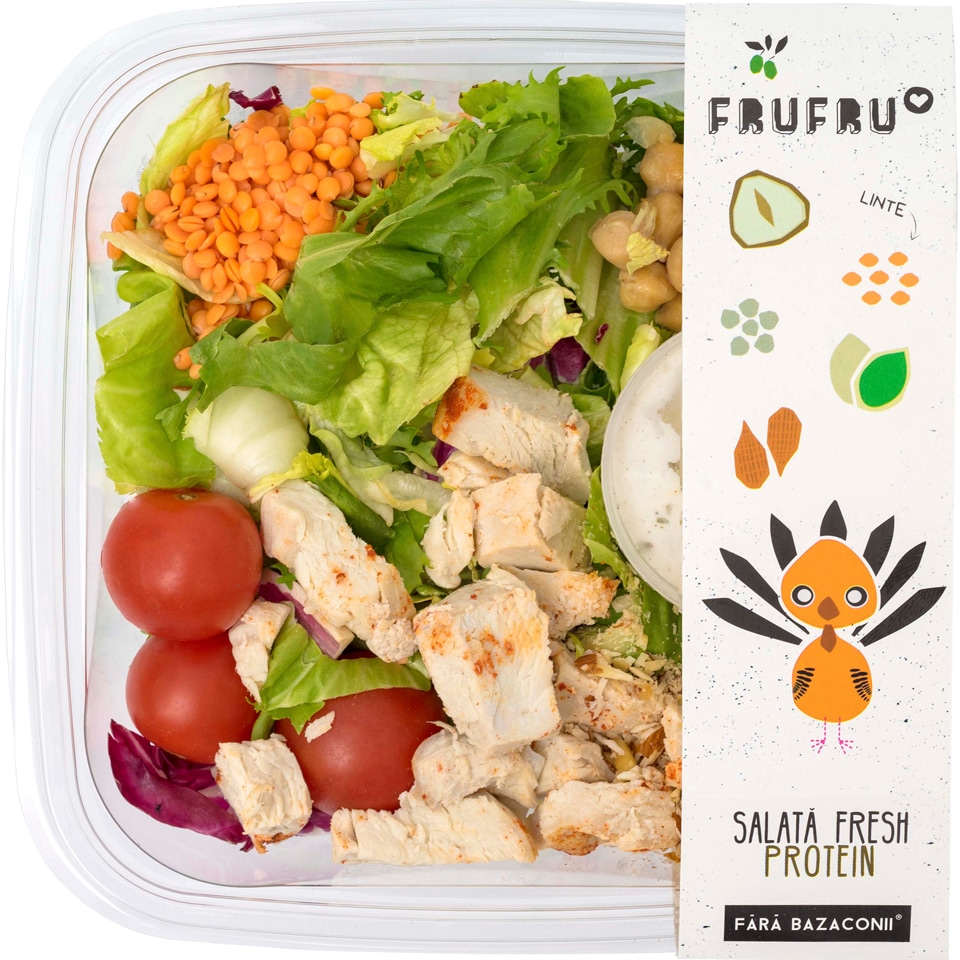 Frufru | Salata cu proteine 280g | Mega-image