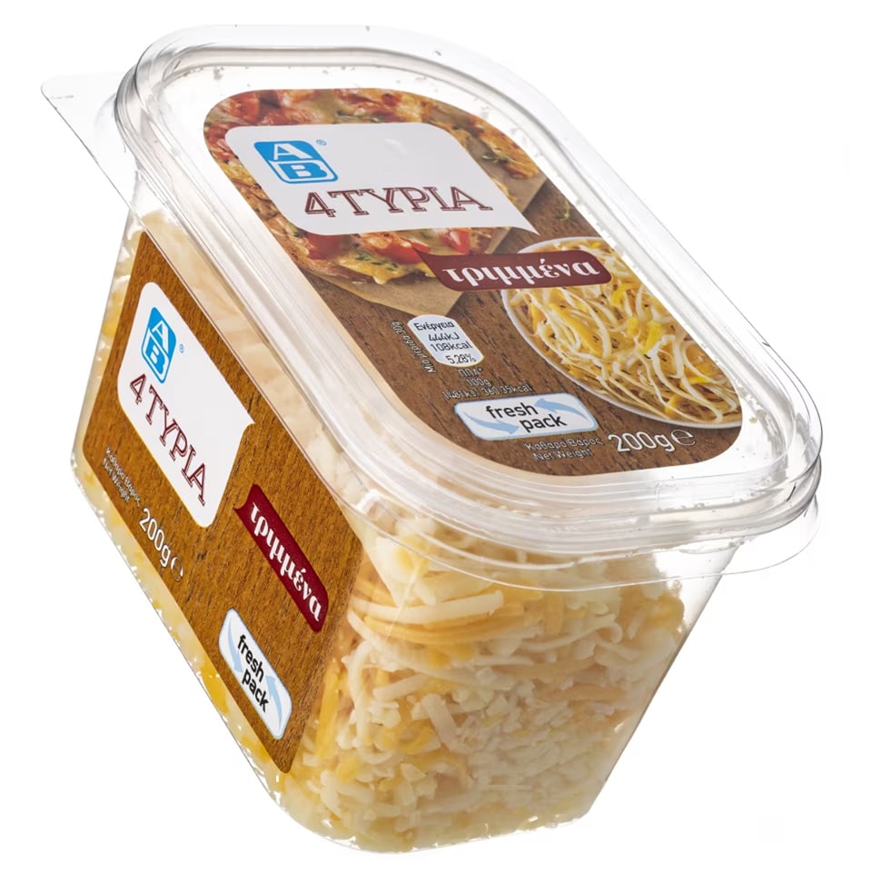 AB | Mix 4 branzeturi rase 200g | Mega-image