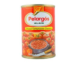 Pelargos | Rosii taiate cuburi 400g | Mega-image