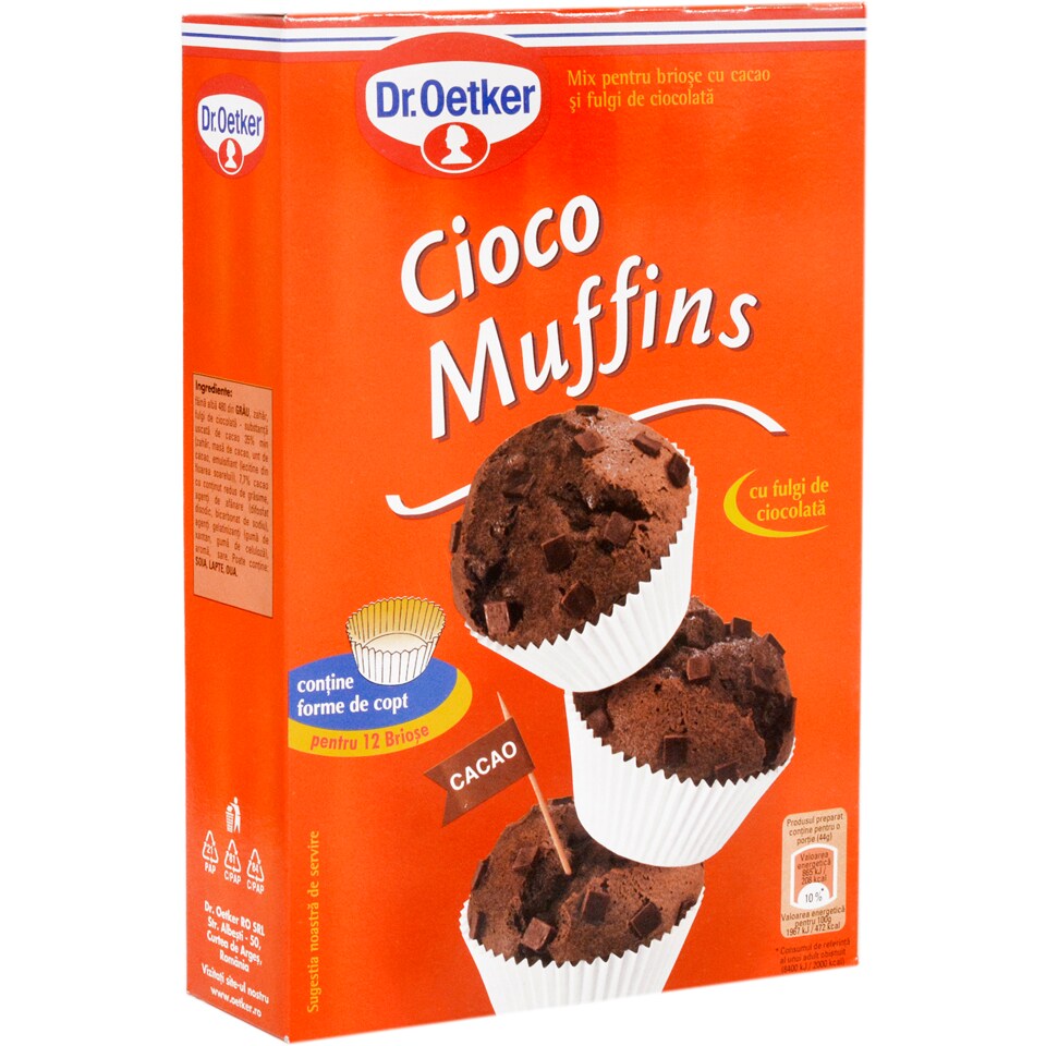 Dr. Oetker | Mix pentru prajituri briose cu ciocolata 295g | Mega-image