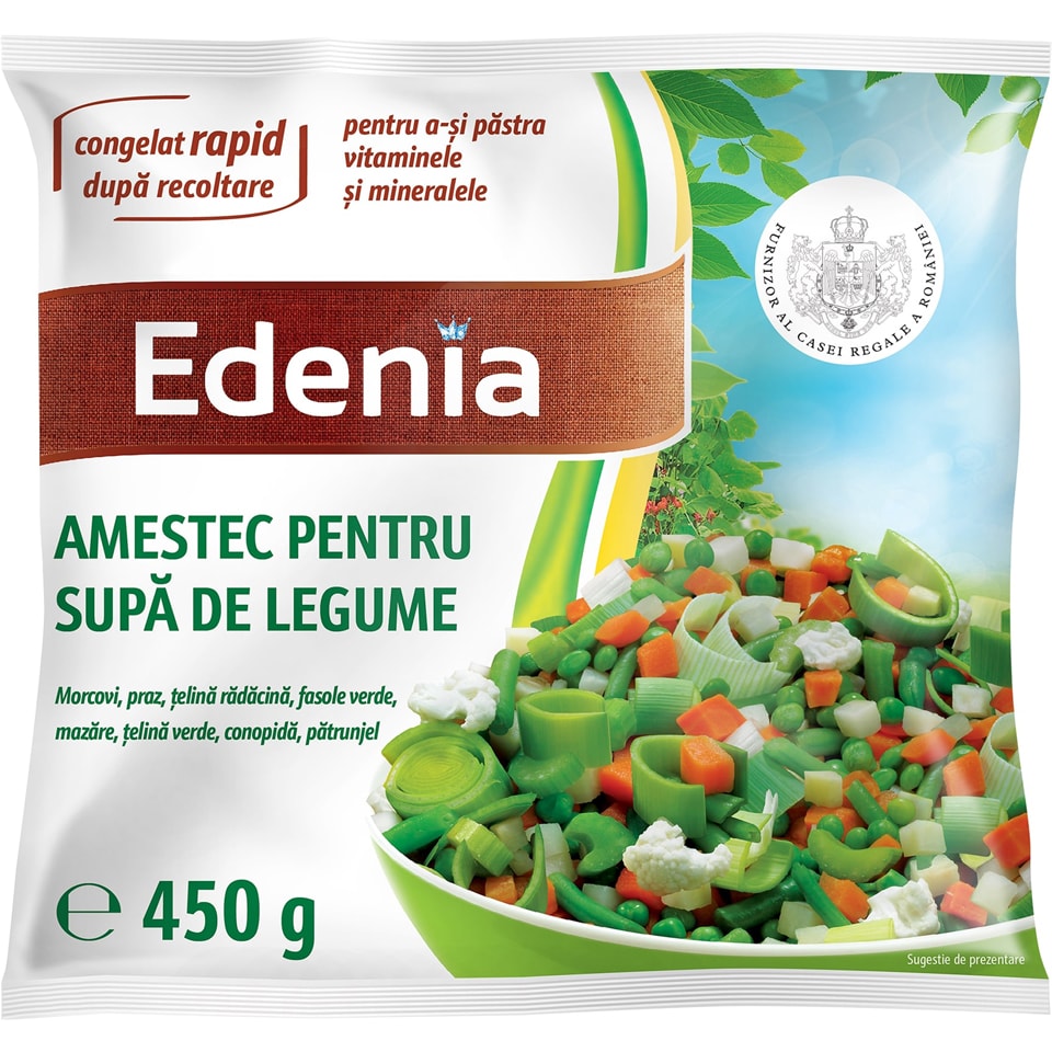 Edenia | Amestec de legume pentru supa 450g | Mega-image