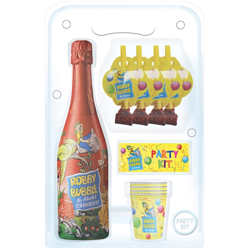 Robby Bubble | Sampenie pentru copii Party Kit 0.75L | Mega-image
