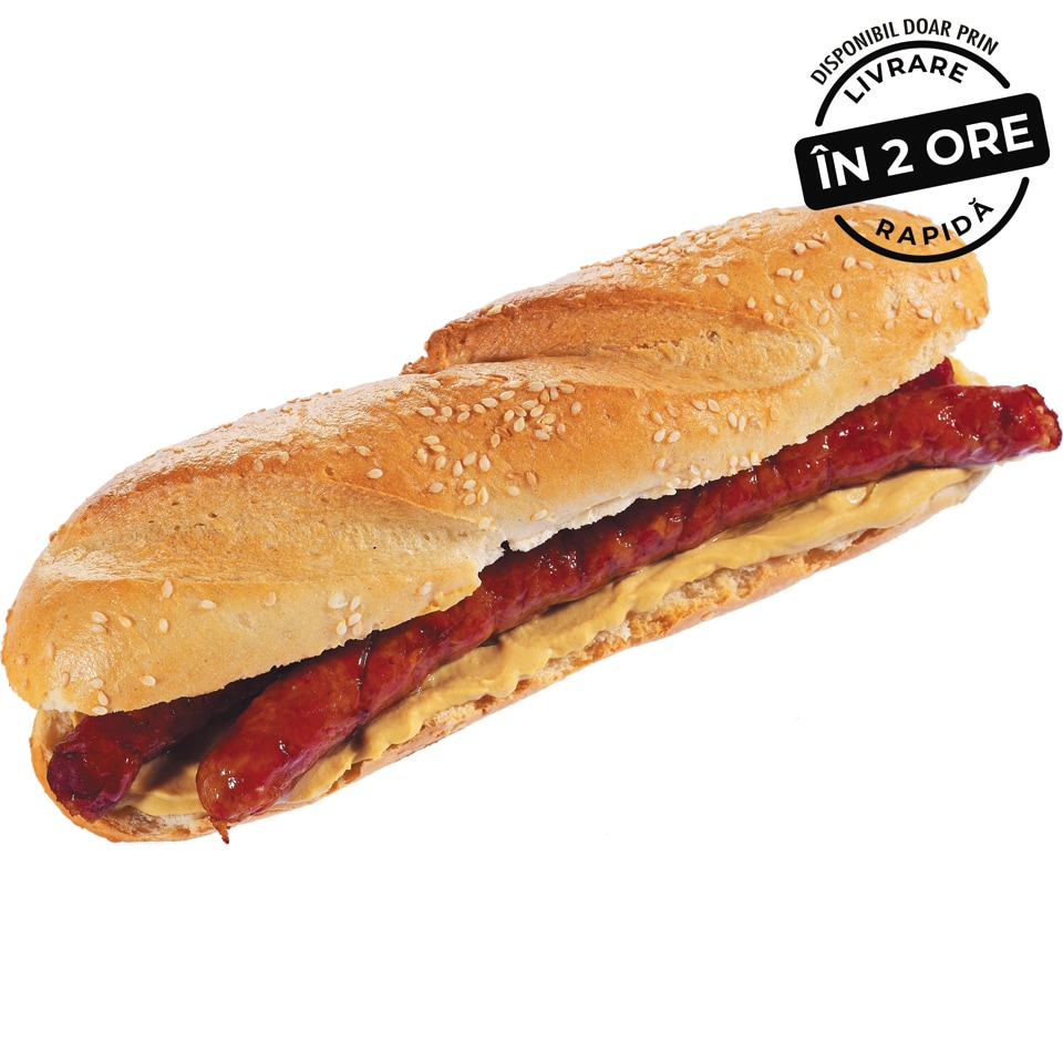 Mega Apetit | Sandwich cu carnati 170g | Mega-image
