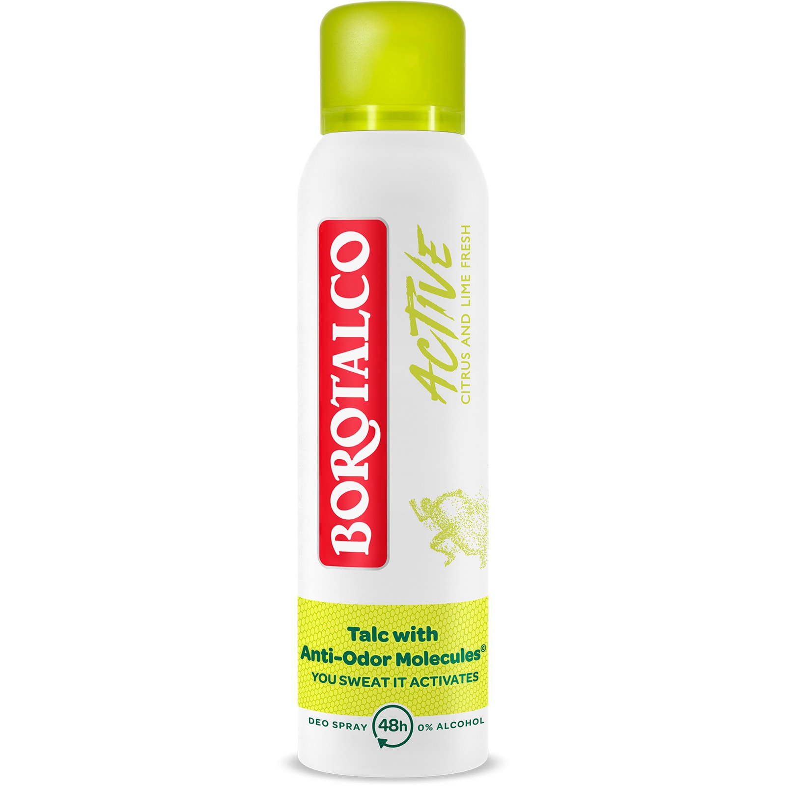 Borotalco | Deodorant spray Active Citrus and Lime Fresh 150ml | Mega-image