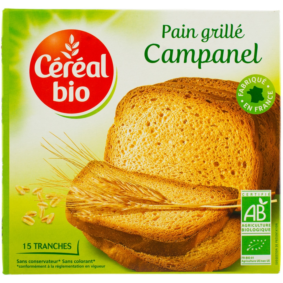 Cereal Bio | Paine toast bio , Taraneasca 250g | Mega-image