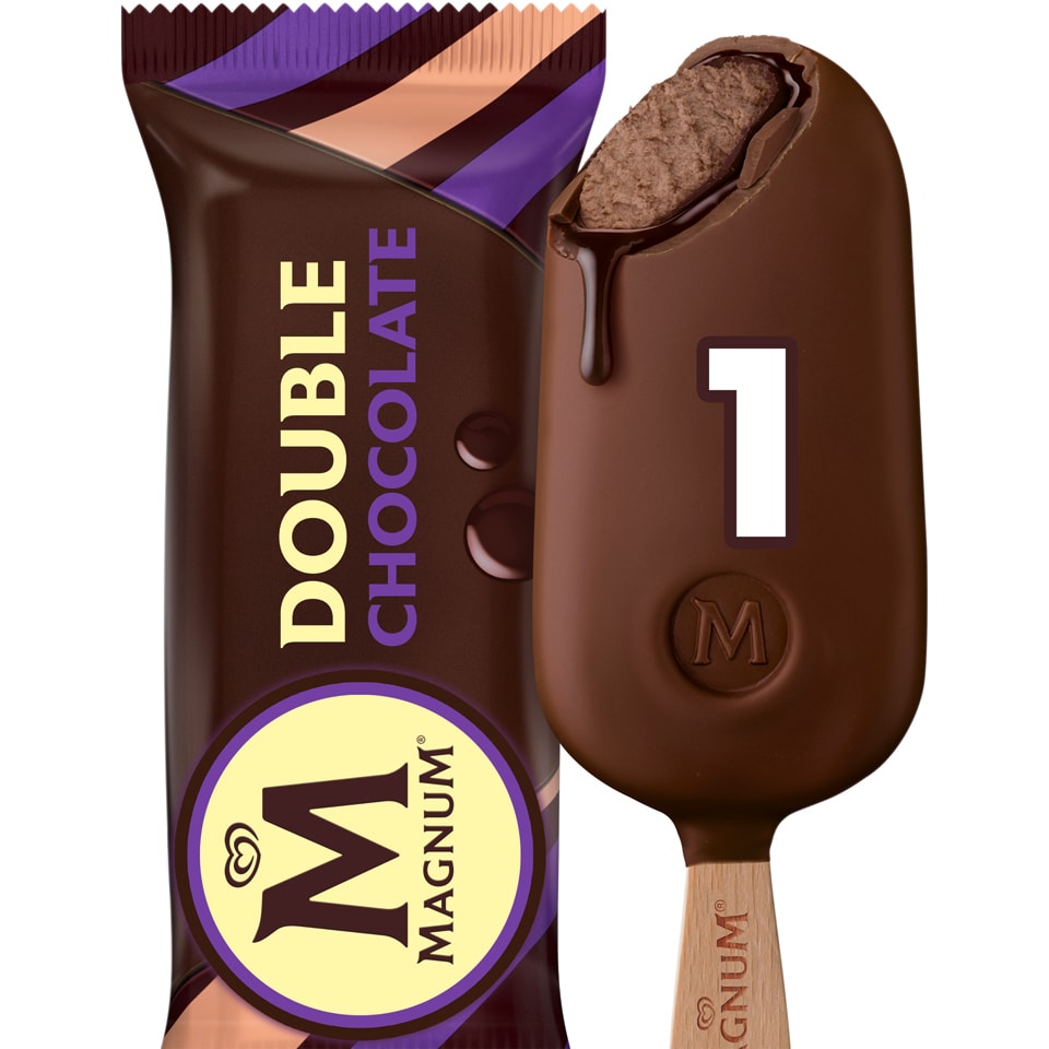 Magnum | Inghetata Double Chocolate 71g | Mega-image