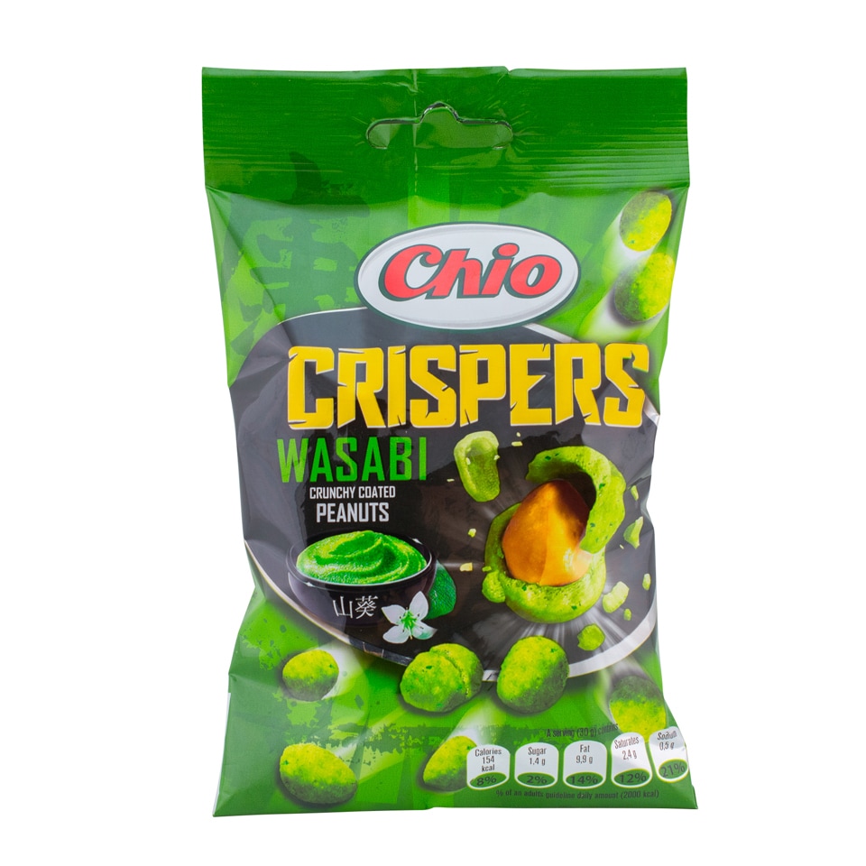 Chio | Crispers | Arahide glazurate cu wasabi 60g | Mega-image