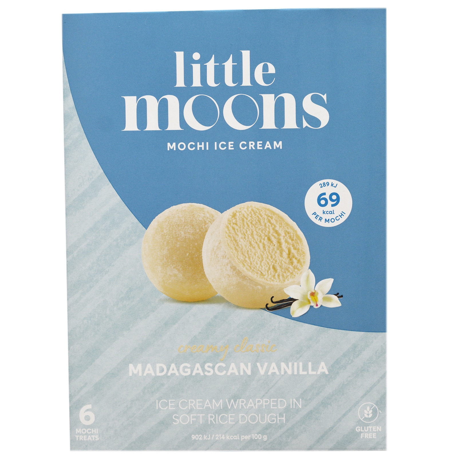 Little Moons | Inghetata mochi cu vanilie 192g | Mega-image