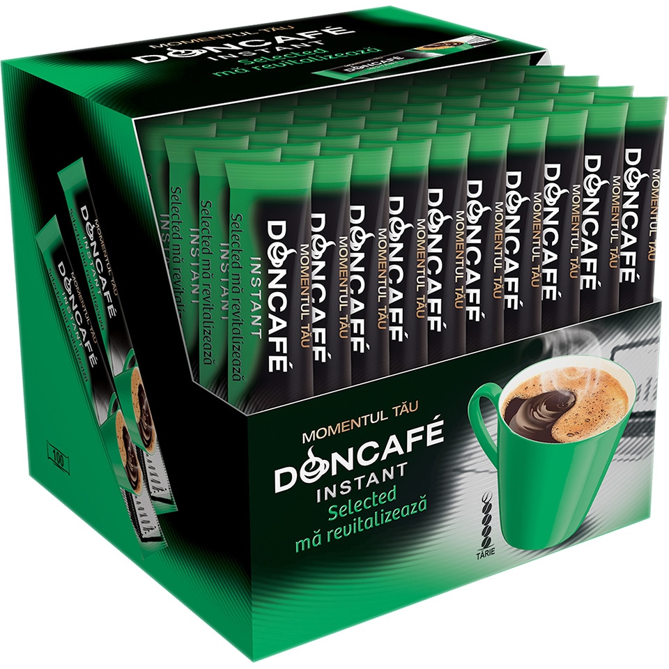 Doncafe | Selected | Cafea instant 100x1.8g 180g | Mega-image