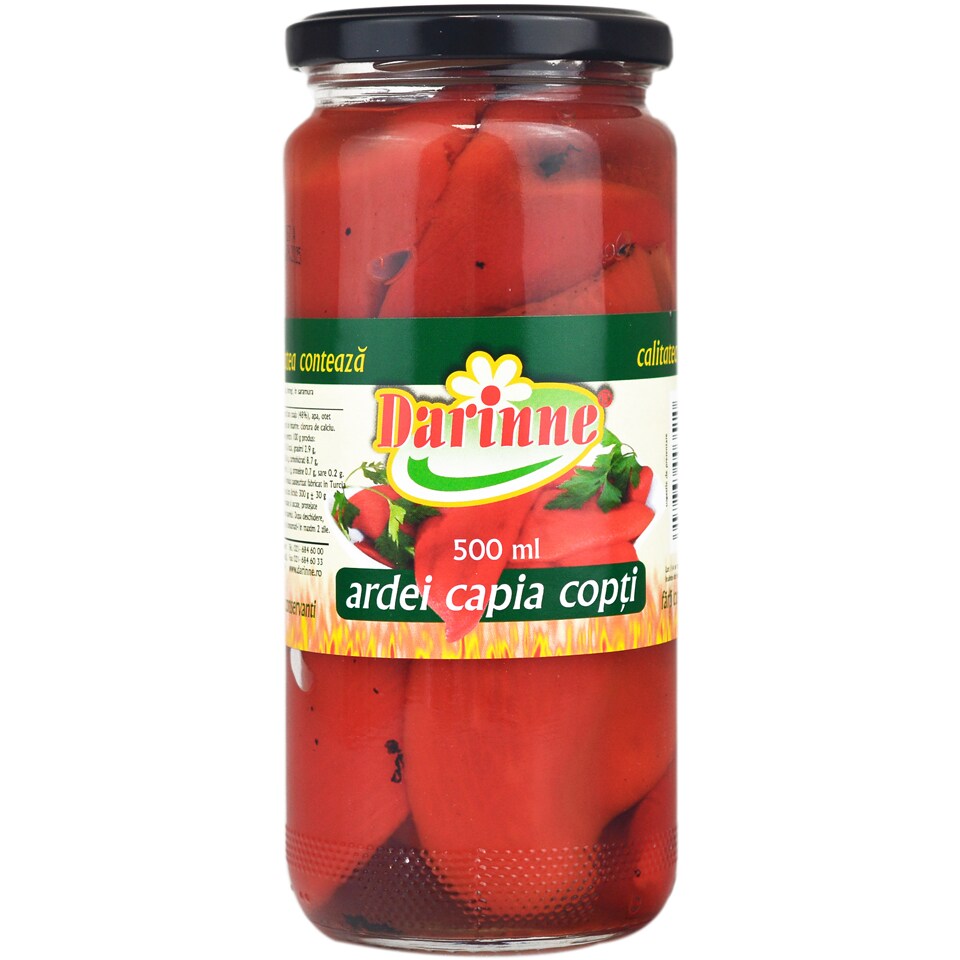 Darinne | Ardei capia copti 500ml | Mega-image