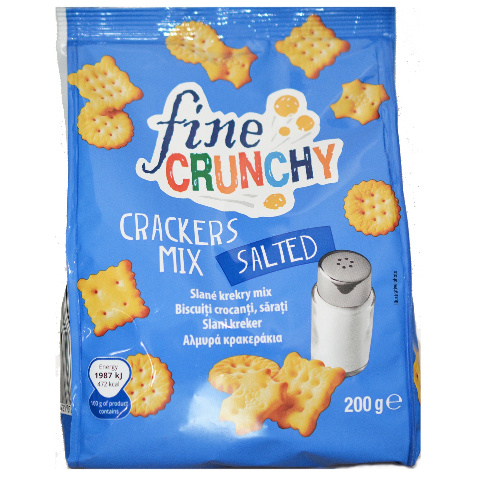 Fine Crunchy | Biscuiti crocanti, sarati 200g | Mega-image