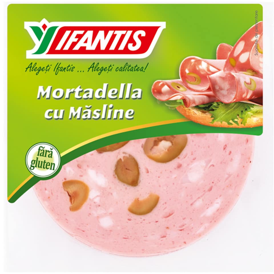 Ifantis | Mortadella cu masline 200g | Mega-image