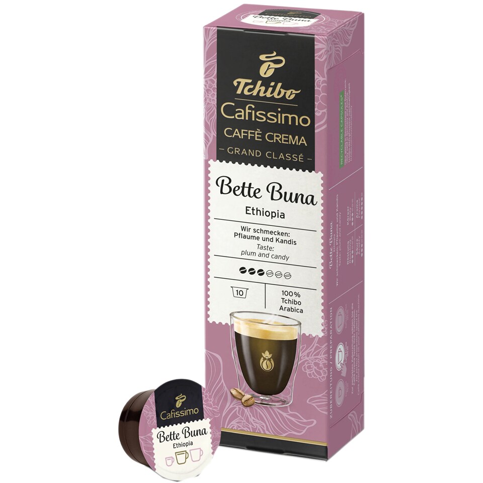 Cafissimo | Cafea Grand Classe Bette Buna Ethiopia, 10 capsule | Mega-image