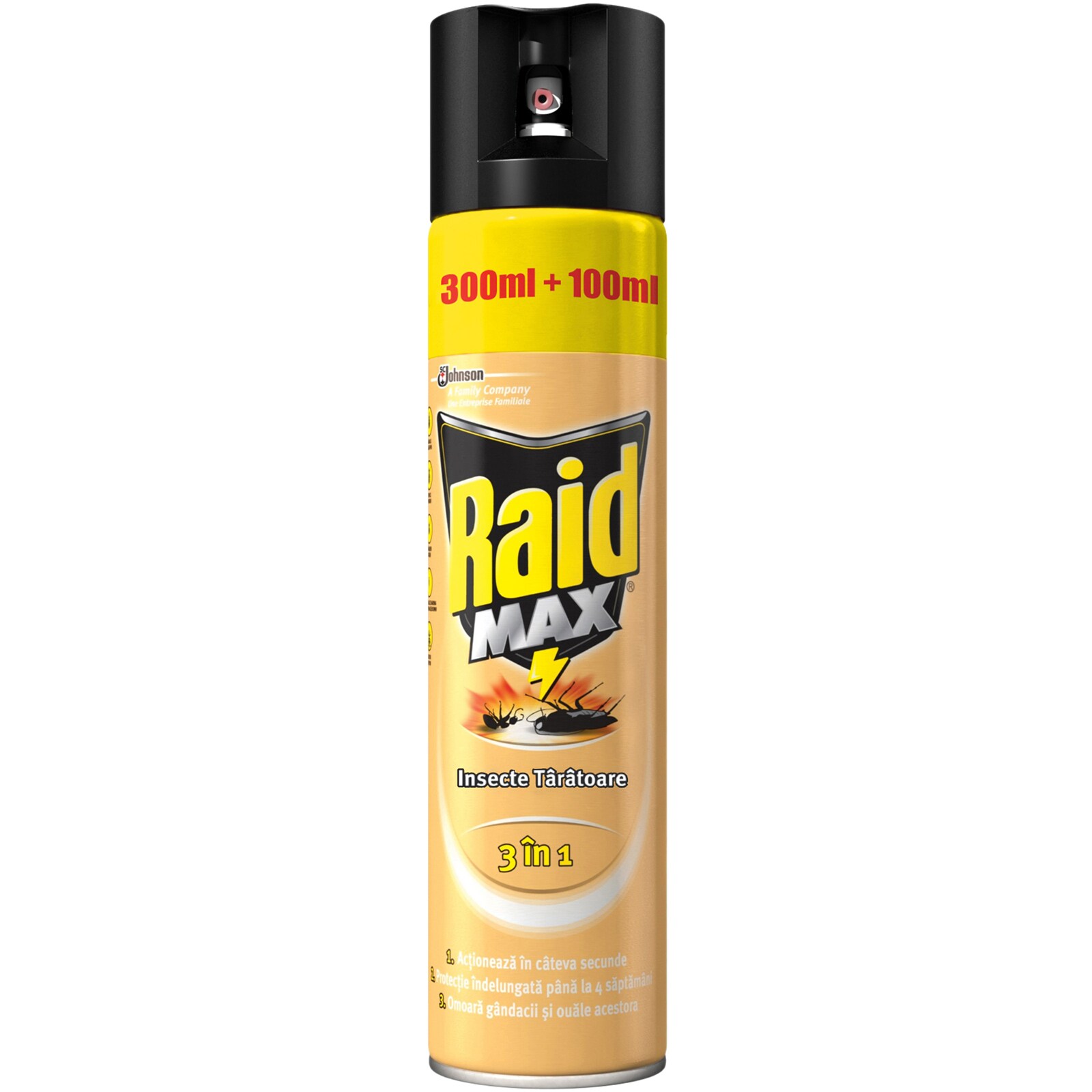 Raid | Max | Spray 3in1 impotriva insectelor taratoare 400ml | Mega-image