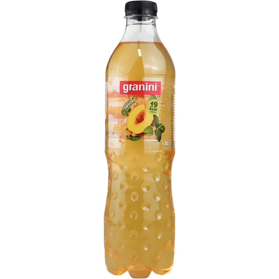 Granini | Bautura racoritoare cu aroma de piersica si menta 1.5L | Mega ...