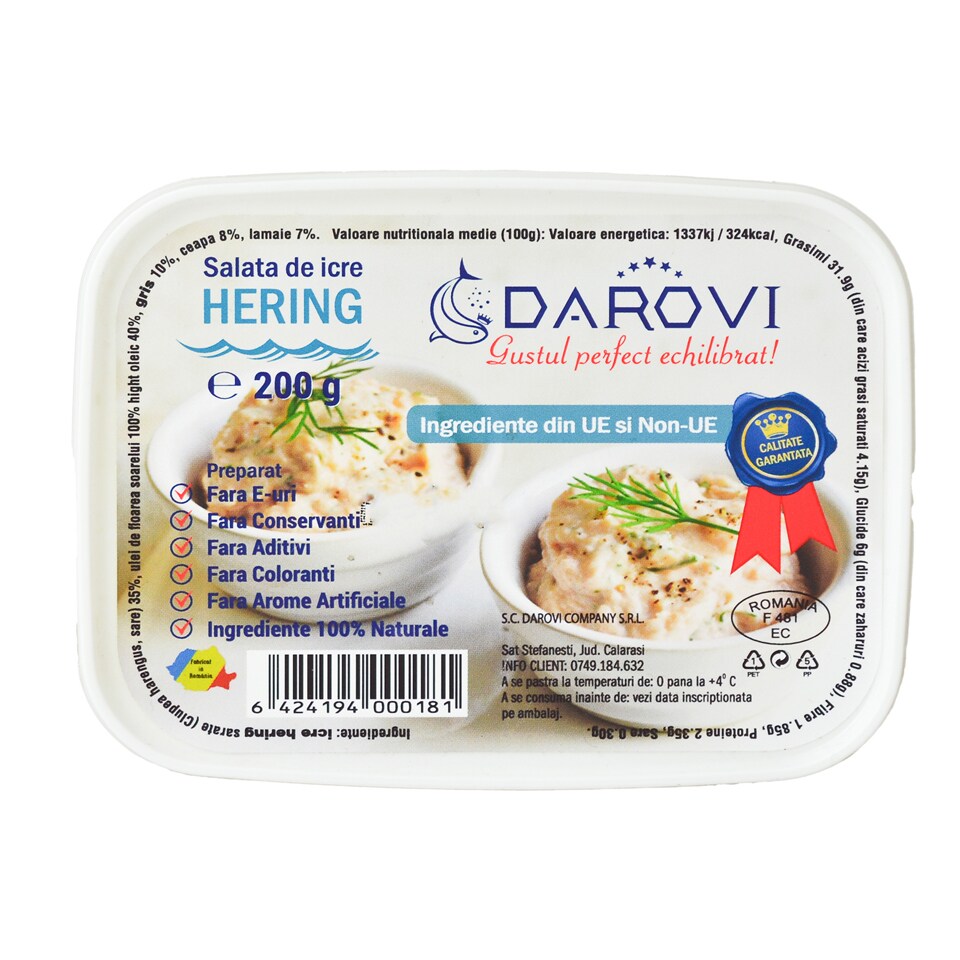 Darovi | Salata de icre hering 200g | Mega-image