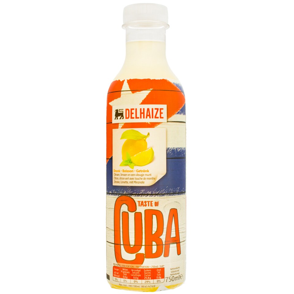 Delhaize | Suc proaspat Cuba cu ananas, ghimbir si cocos 0.75l | Mega-image