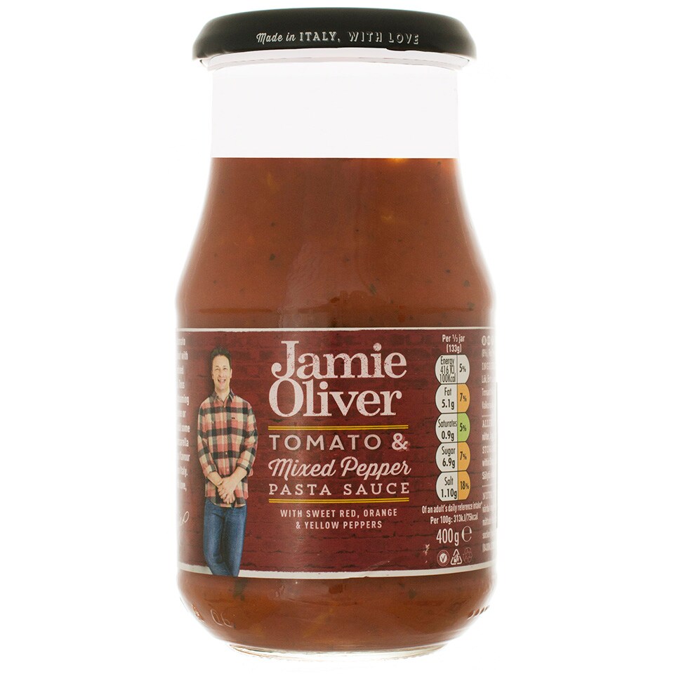 Jamie Oliver | Sos pentru paste cu rosii si mix de ardei 400g | Mega-image