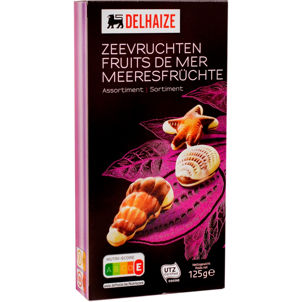Delhaize | Praline Seashells 125g | Mega-image