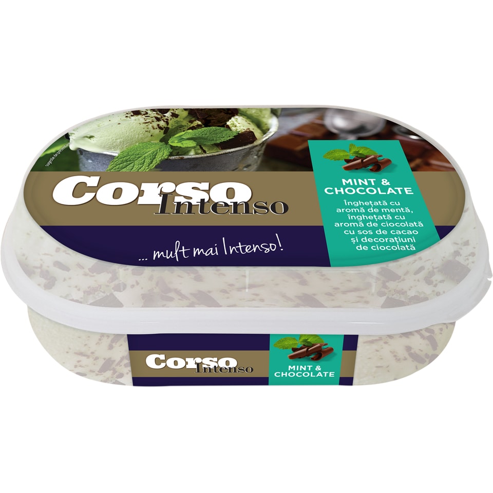 Corso | Intenso | Inghetata ciocolata si menta 380g | Mega-image