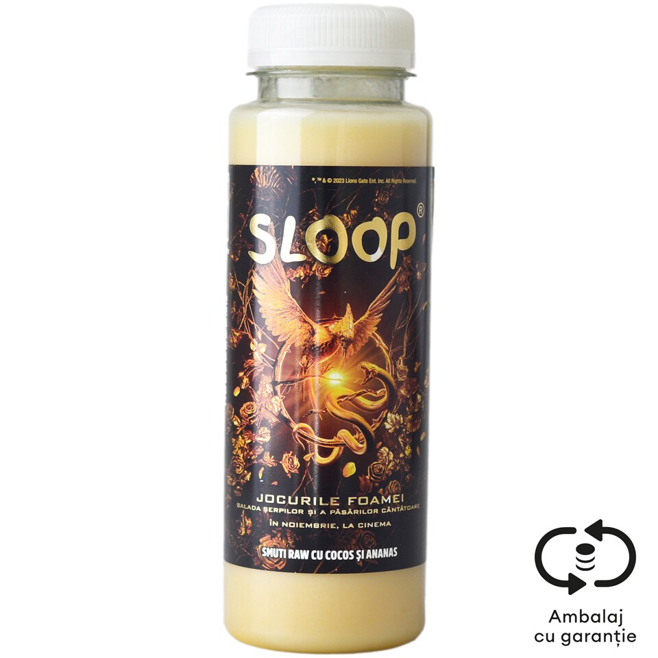 Sloop | Smoothie cu cocos si ananas 250ml | Mega-image