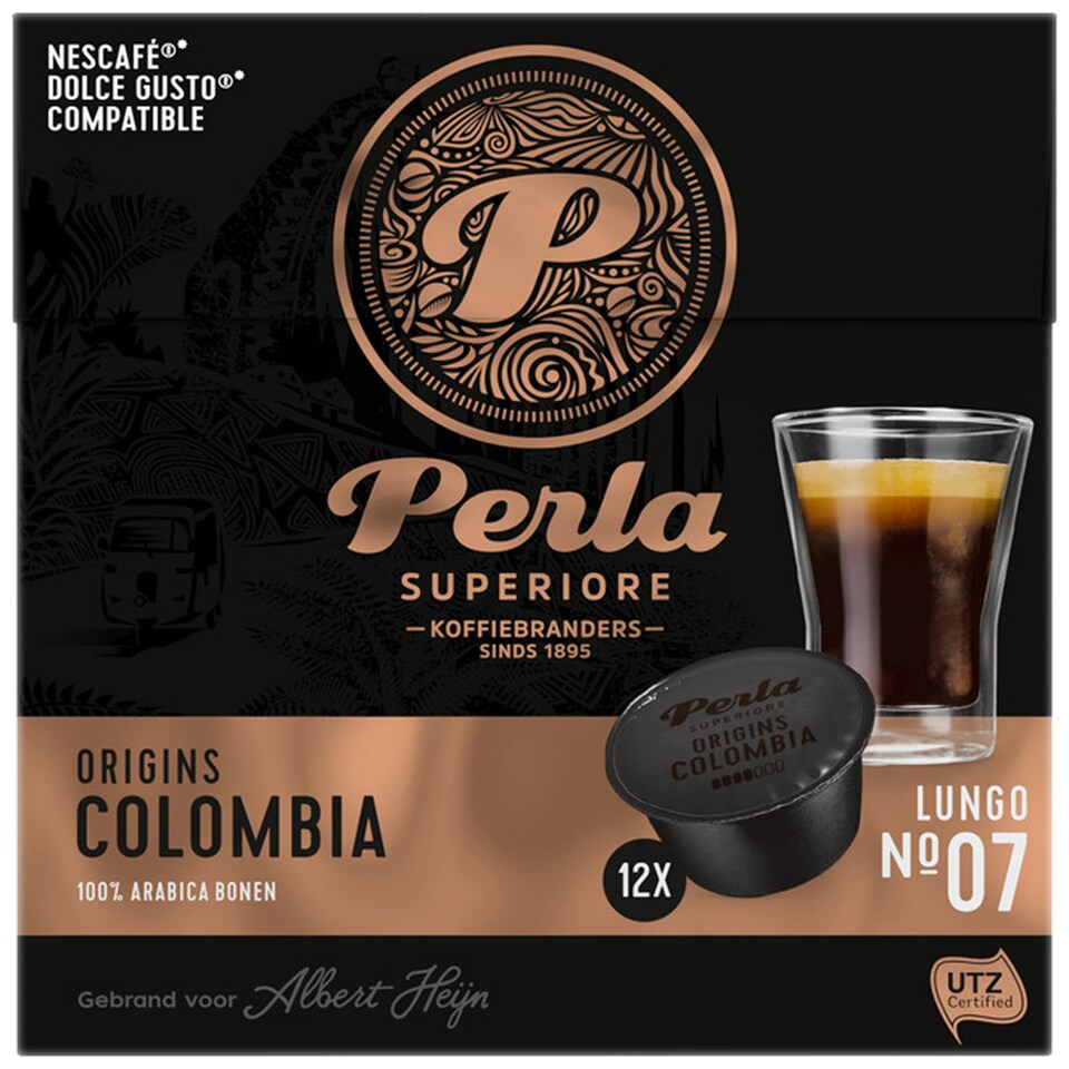 Perla | Superiore | Cafea Origins Colombia 12 capsule | Mega-image