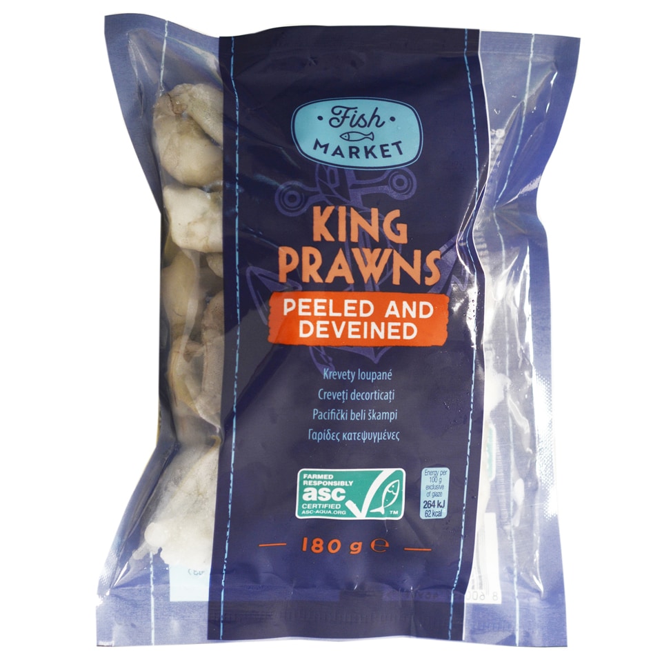 Fish Market | Creveti decorticati 180g | Mega-image