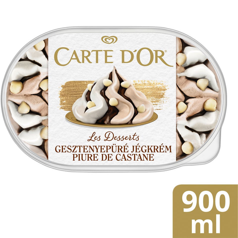 Carte D'Or | Inghetata Piure de Castane Mont Blanc 507g | Mega-image