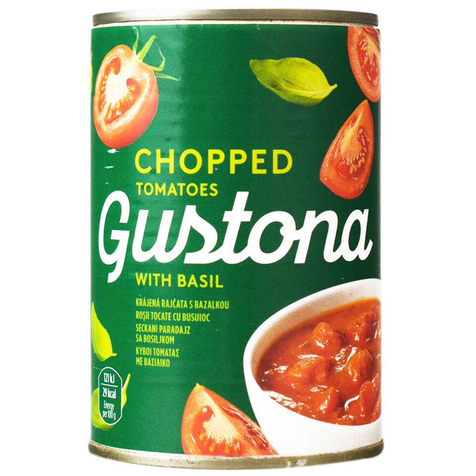 Gustona | Rosii tocate cu busuioc 400g | Mega-image