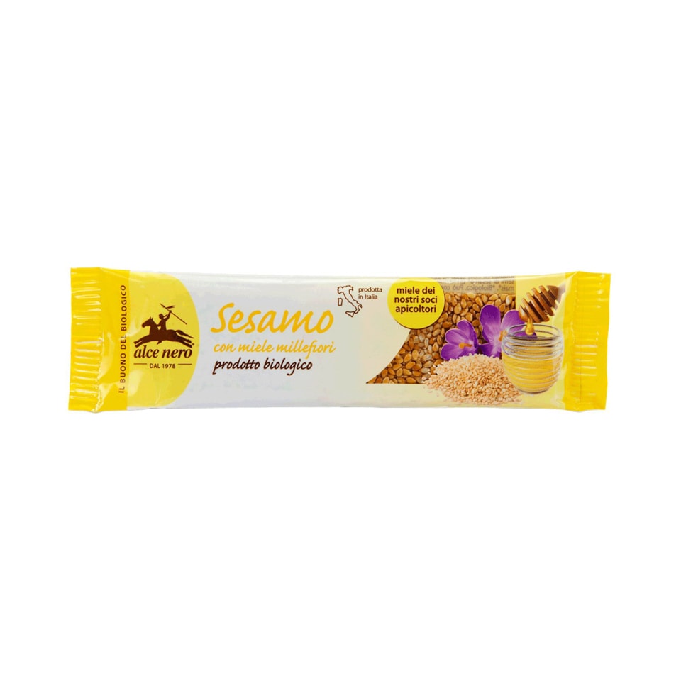Alce Nero | Baton cu susan si miere Bio 22g | Mega-image