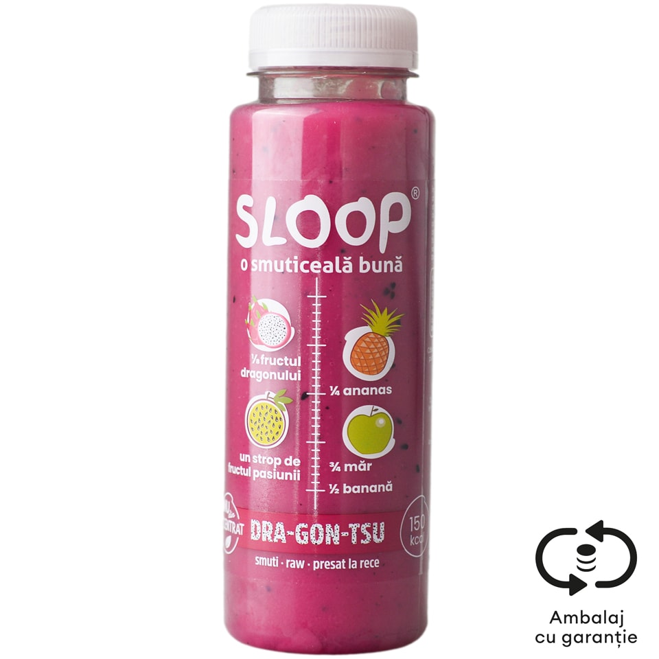 Sloop | Smoothie cu fructul dragonului 250ml | Mega-image