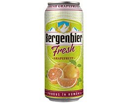 Bergenbier | Fresh | Bere blonda cu aroma de grapefruit 0.5L | Mega-image