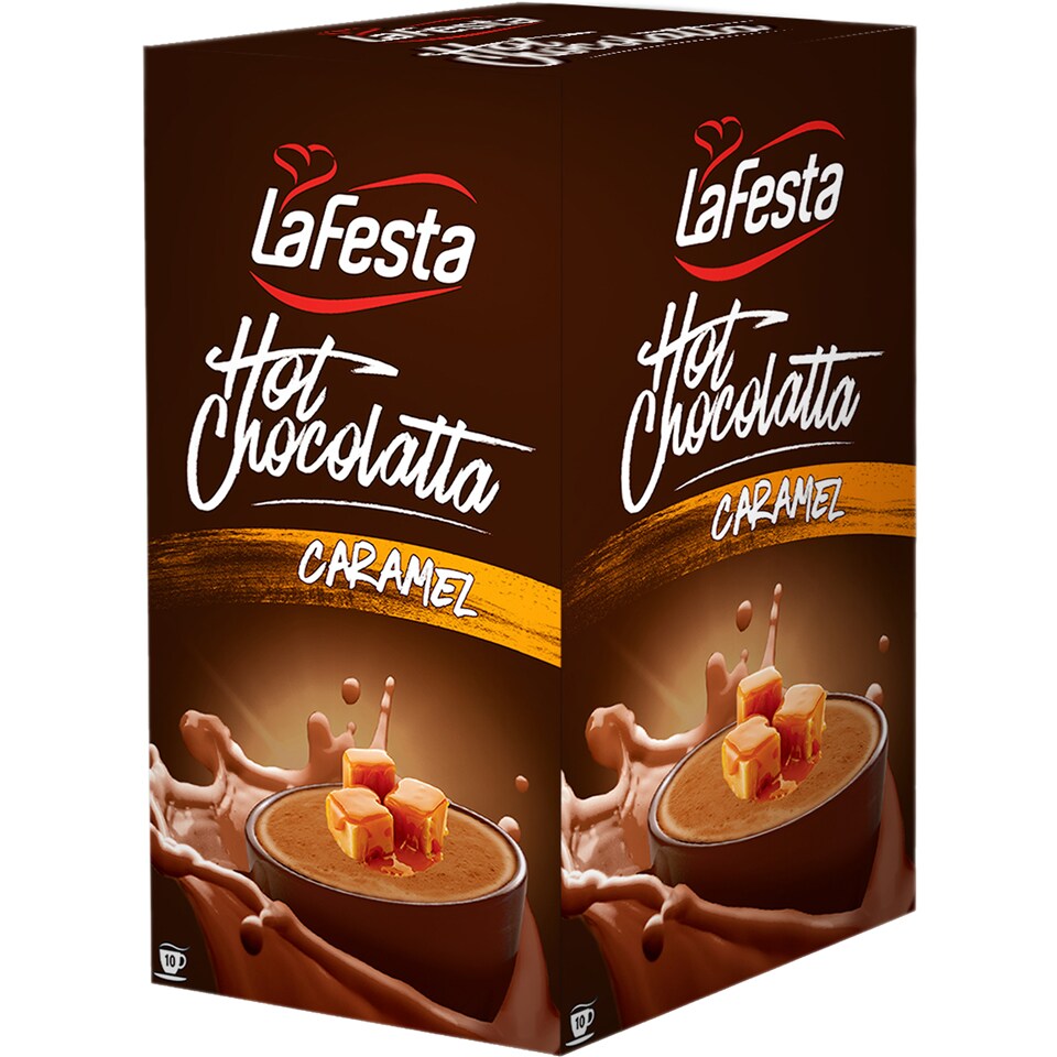 La Festa | Ciocolata calda instant, cu caramel 250g | Mega-image