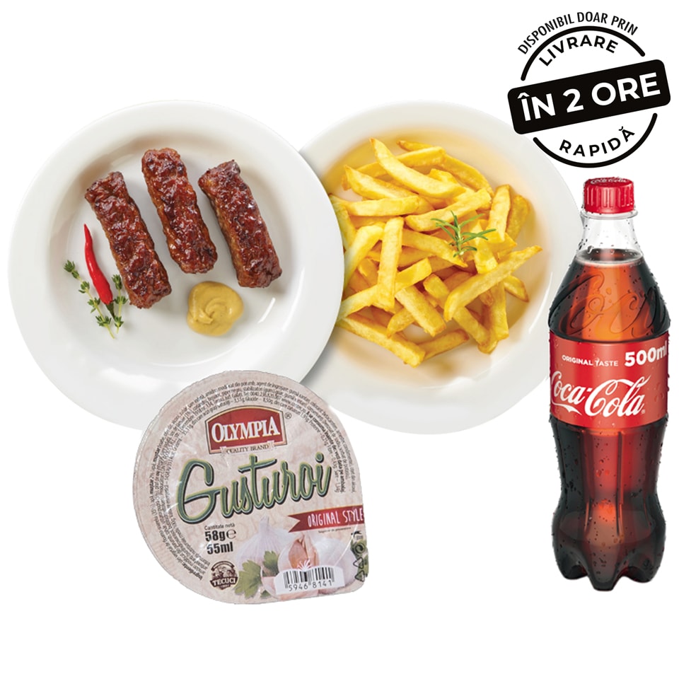 Mega Apetit | Meniu Mici din carne de vita si porc | Mega-image
