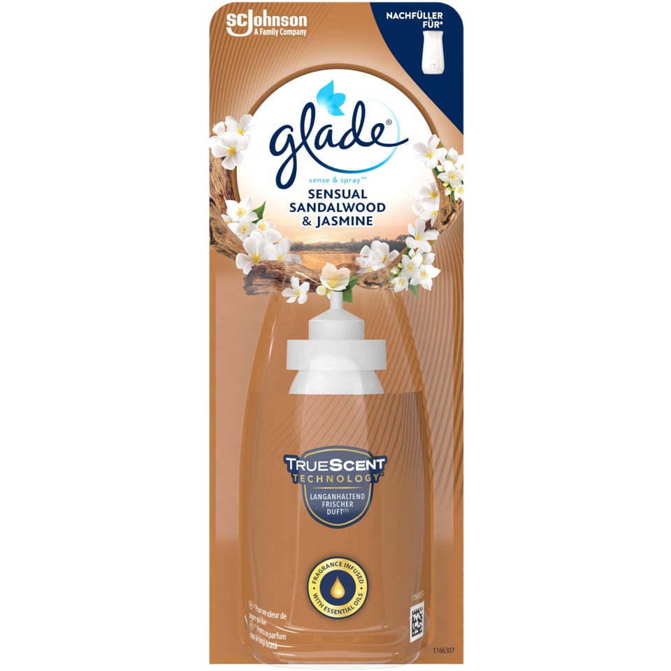 Glade | Odorizant sense&spray rezerva sandalwood 18ml | Mega-image