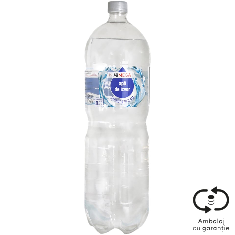 MEGA | Apa de izvor carbogazificata 2L | Mega-image