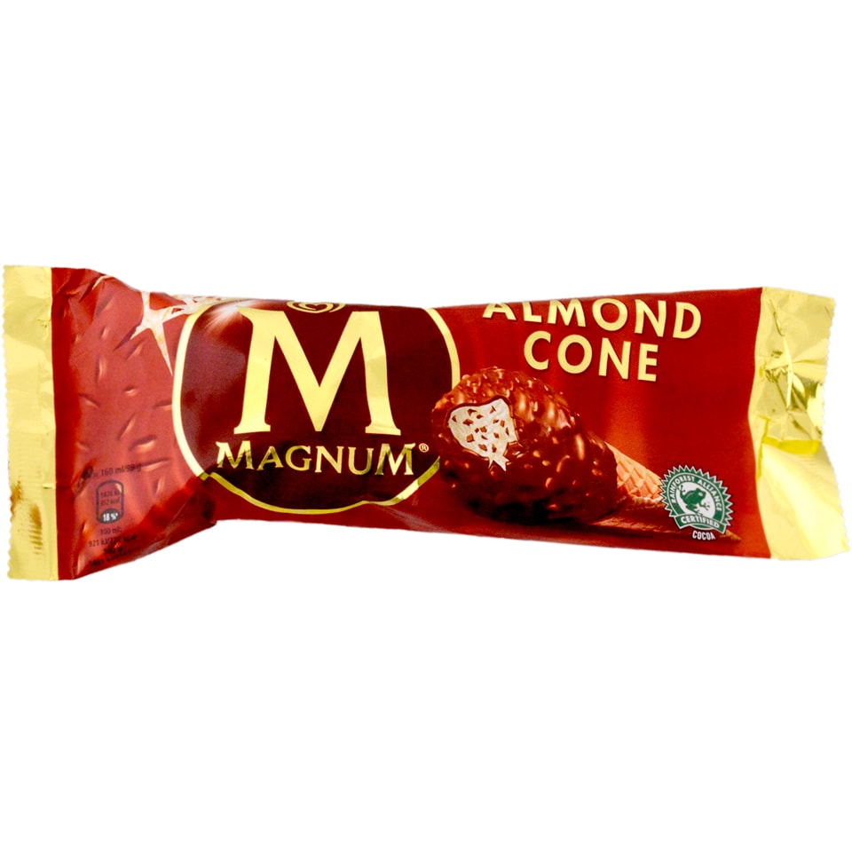 Magnum | Inghetata cornet cu migdale 99g | Mega-image