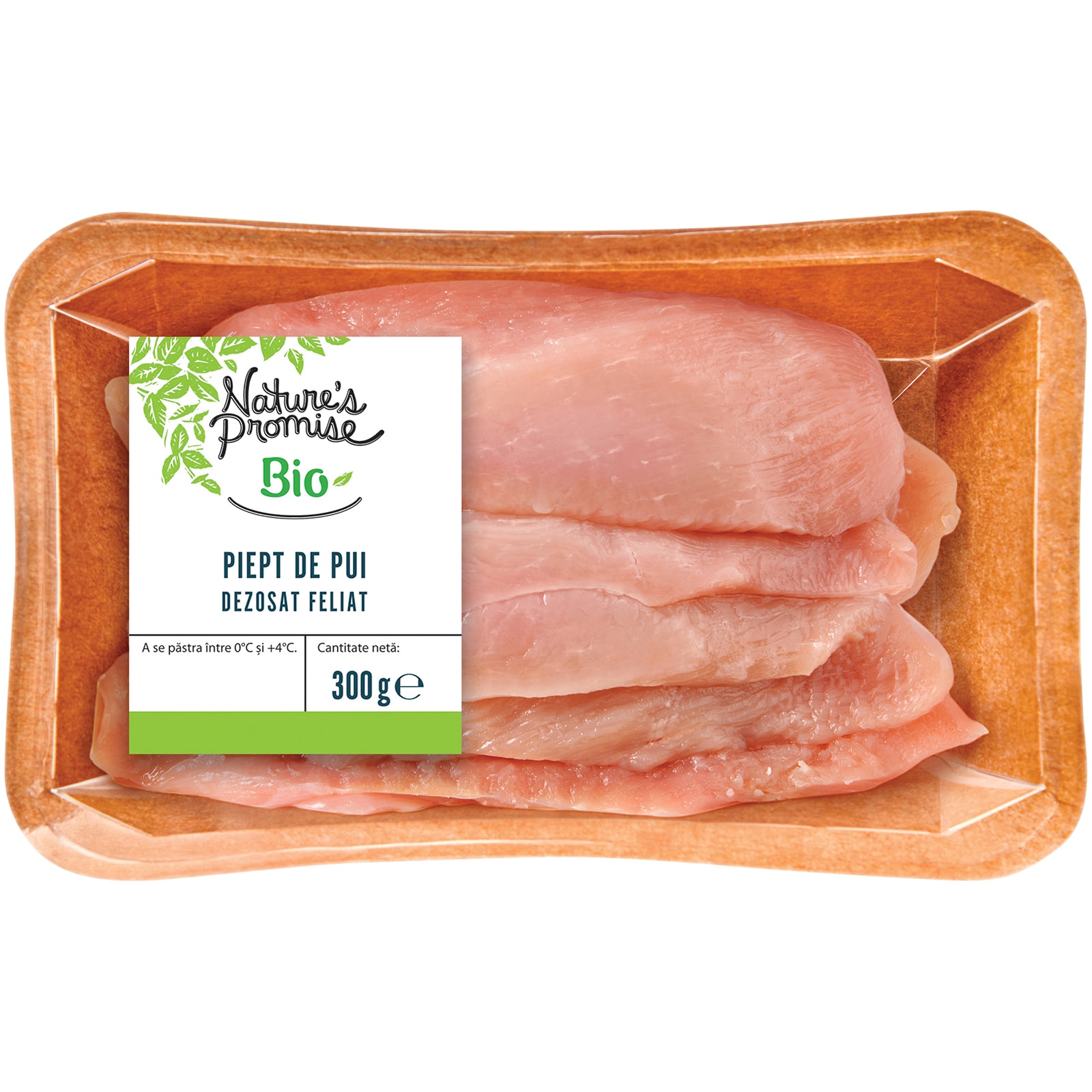 Nature's Promise Bio | Piept de pui dezosat felii 300g | Mega-image