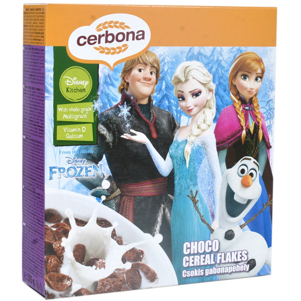 Cerbona | Disney | Fulgi din cereale cu ciocolata 225g | Mega-image