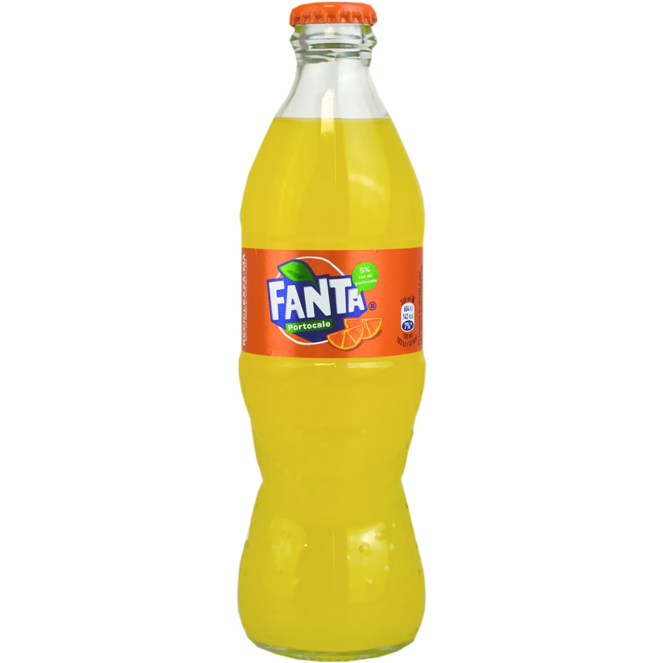 Fanta | Bautura racoritoare carbogazoasa cu suc de portocale 330ml ...