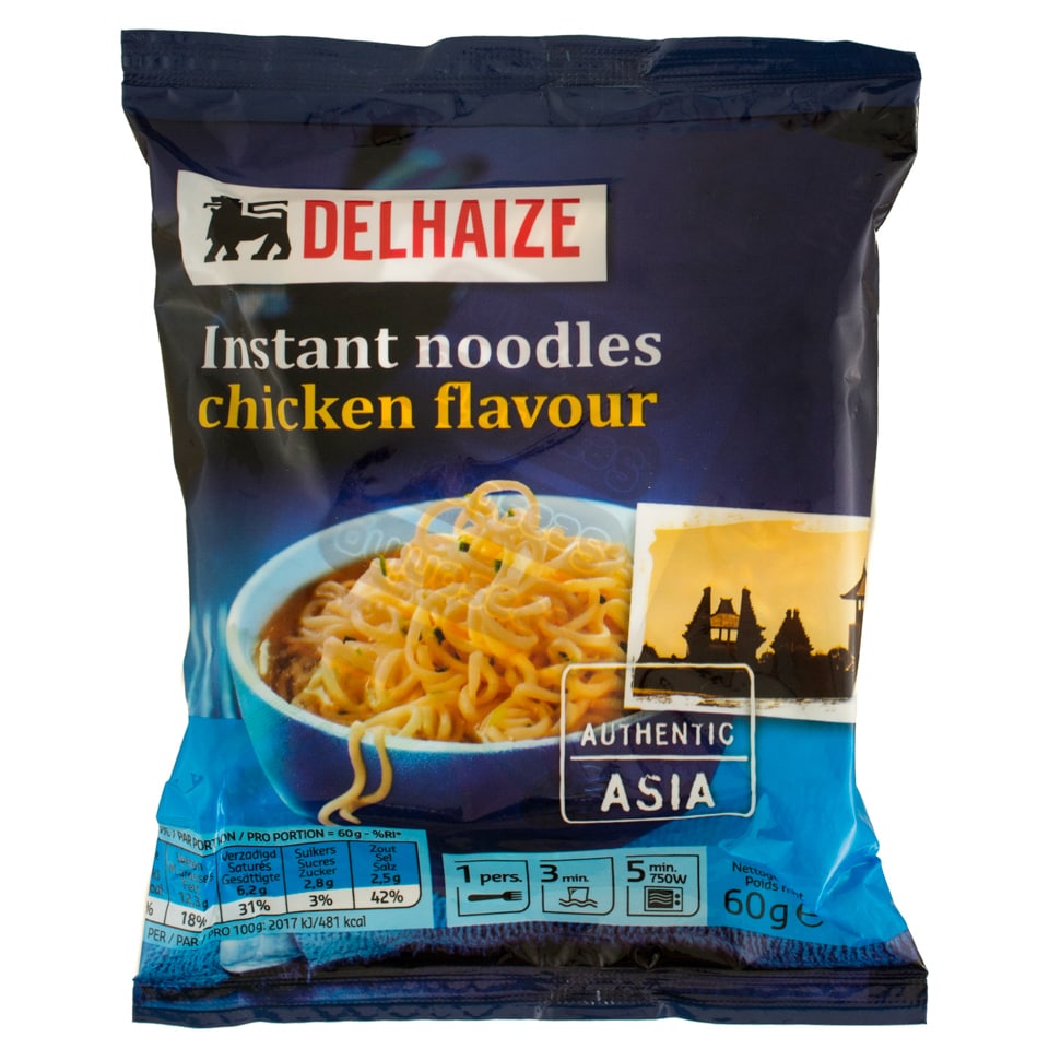 Delhaize | Supa instant cu gust de pui 60g | Mega-image